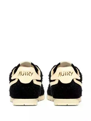 AUTRY Windspin Low Suede Sneakers - Black