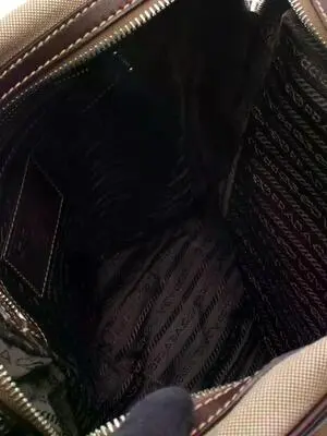 Prada Canapa Logo Jacquard Crossbody Bag