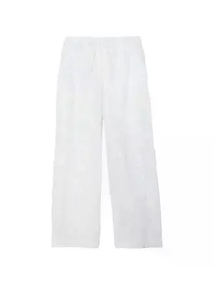 3.1 Phillip Lim Wide Leg Floral Trousers - White