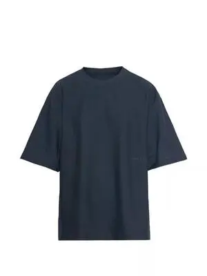 RETHINKIT STUDIOS Navy Textured Mesh T-shirt - Blue