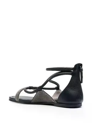 Fabiana Filippi 10mm Open-toe Leather Sandals