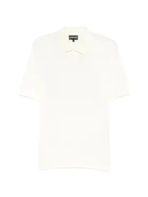 Emporio Armani Short-sleeve Polo Shirt - Neutrals