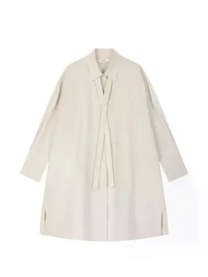 STUDIO TOMBOY Relaxed Fit Collared Dress - Neutrals