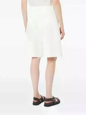 Max Mara High-rise Tailored Shorts - White