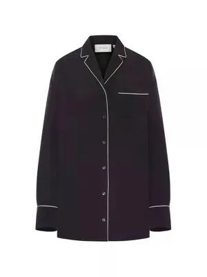 Sportmax Button-up Overshirt - Black