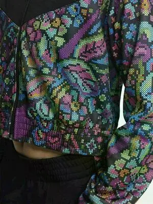 Nike Printed Cropped Zip Fastening Jacket