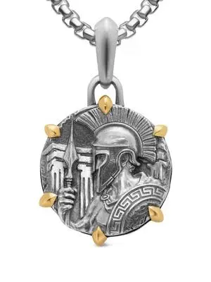 David Yurman Ares Amulet In Sterling And 18k Yellow Gold