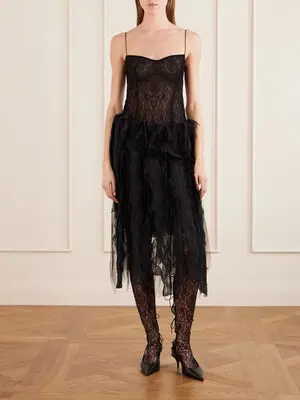 PAULINE DUJANCOURT Seagul" Lace Bodysuit