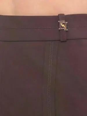Elisabetta Franchi High-waisted Crêpe Shorts