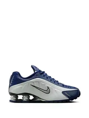 Nike Shox R4 Sneakers With Perforated Detailing - Blue