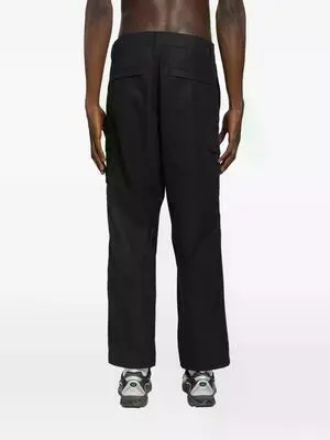 Stone Island Cargo Pocket Trousers - Black