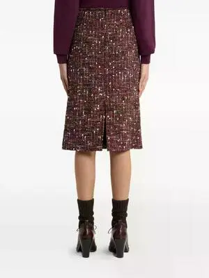 Etro Tweed Knee-length Skirt