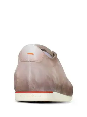 Santoni Yorker Suede Lace-up Sneakers - Brown