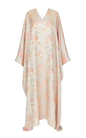 DIMA AYAD Floral Print Maxi Kaftan