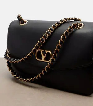 Valentino Garavani Djuna Medium Leather Shoulder Bag