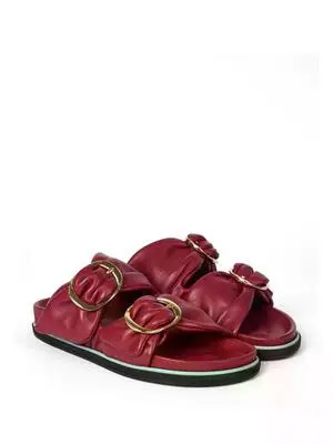 Paul Smith Buckled Slide Sandals - Red