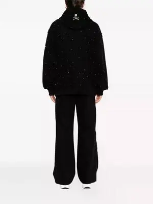 MASTERMIND WORLD Crystal-embellished Logo Hoodie