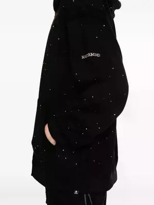 MASTERMIND WORLD Crystal-embellished Logo Hoodie