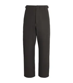 LEMAIRE Carrot Tapered Straight Trousers - Brown