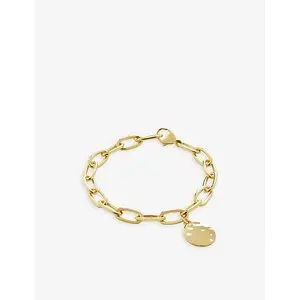 Monica Vinader 18ct Yellow -plated Sterling Silver Charm Bracelet - Gold