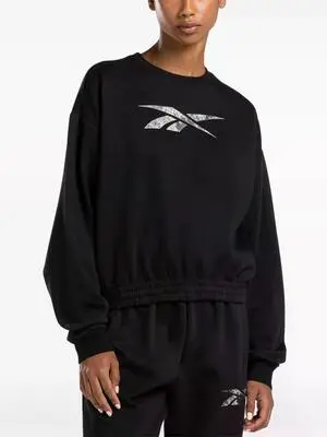 REEBOK Modern Safari Cotton-blend Crewneck Sweatshirt - Black