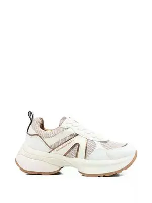 ALEXANDER SMITH Victoria Leather Sneakers With Platform Sole