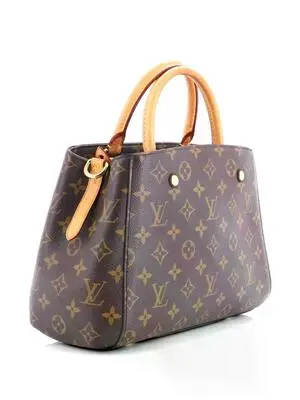 LOUIS VUITTON Monogram Canvas Montaigne Bb Satchel