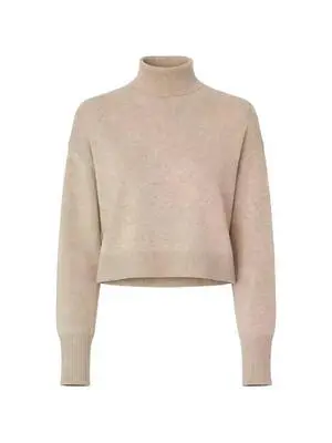 Sablyn Ribbed Knit Turtleneck Cardigan