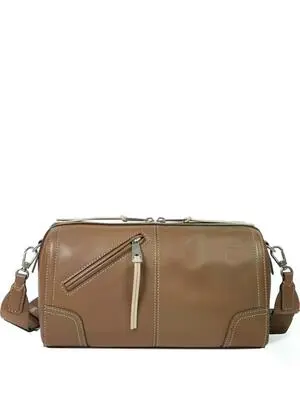 Paul Smith Zip Topstitch Shoulder Bag - Neutrals