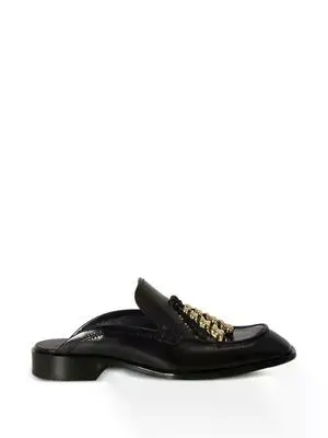 Loewe Calfskin Mules With Embossed Insole - Black