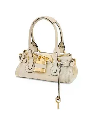 Chloé Paddington Padlock Tote - Neutrals