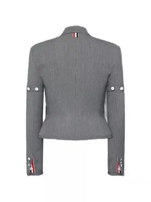 Thom Browne Seersucker Cropped Blazer