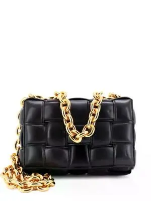 Bottega Veneta Bottega Veneta Cassette Chain Padded Maxi Bag Black