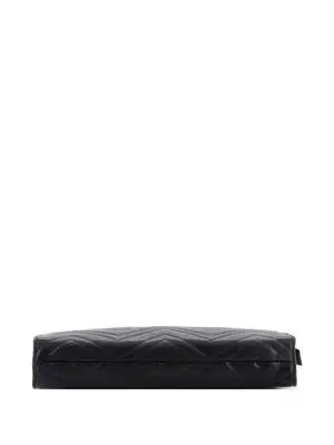Gucci Gg Marmont Matelassé Leather Clutch Bag With Heart Appliqu