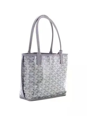 Goyard Anjou Reversible Tote Coated Canvas Mini Satchel - Grey