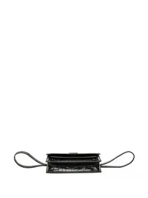 Balenciaga 2019 Croc Embossed Leather Belt Bag