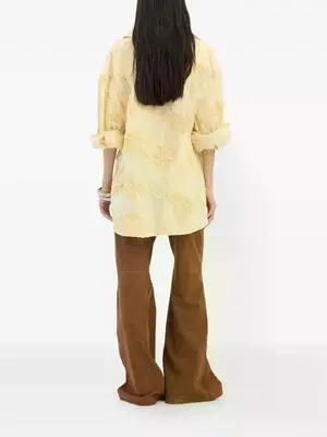 ROTATE BY BIRGER CHRISTENSEN Floral-embroidered Shirt