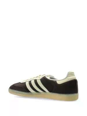 Adidas Samba Striped Lace-up Sneakers