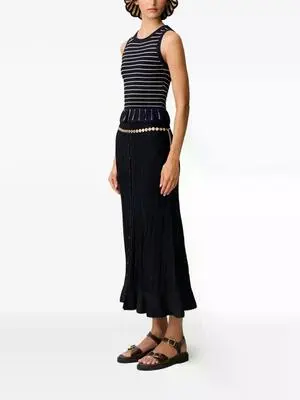 Claudie Pierlot Button Knit Midi Skirt