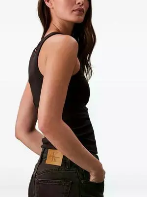 Calvin Klein Straight Leg Jeans With Logo Patch