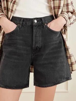 AGOLDE Dame Relaxed Fit Denim Shorts