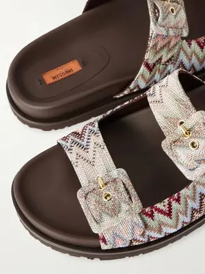 Missoni Clea Woven Sandals - Multi