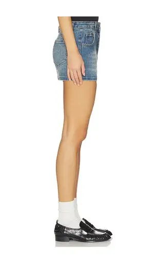 Superdown Lathan Denim Mini Skirt