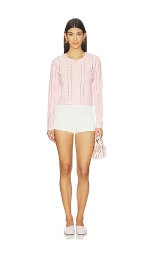 LoveShackFancy Peridot Cardigan - Pink