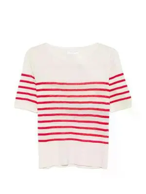 Majestic Filatures Striped T-shirts For Women
