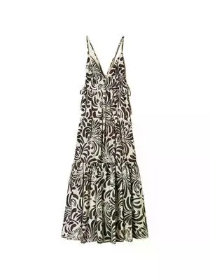 TWINSET Printed Maxi Dress - Neutrals