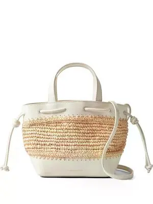 Claudie Pierlot Alban Woven Handle Tote Bag