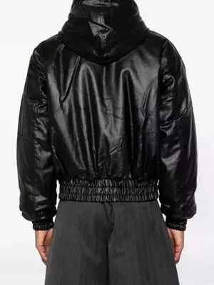 ALIS Hooded Zip Bomber Jacket