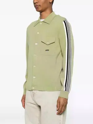 AUTRY Striped Pocket Knitwear - Green