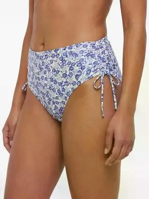Isabel Marant Étoile Floral-print Tie-side Briefs - Neutrals